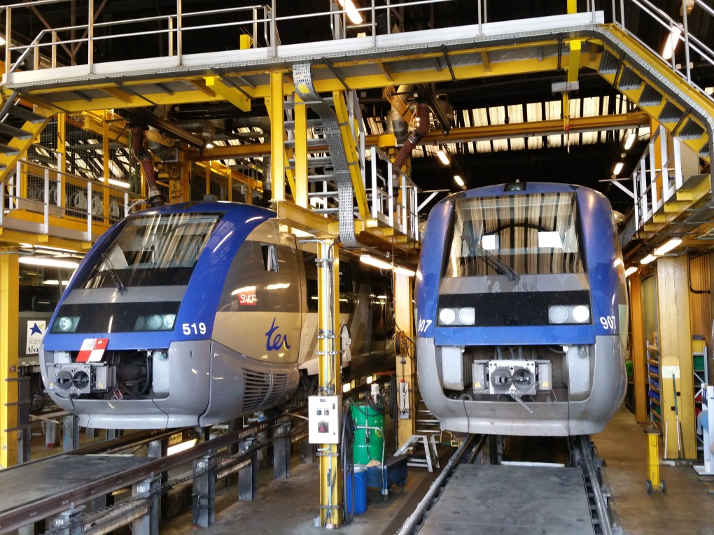 Atelier de maintenance des trains SNCF - OTE Ingénierie