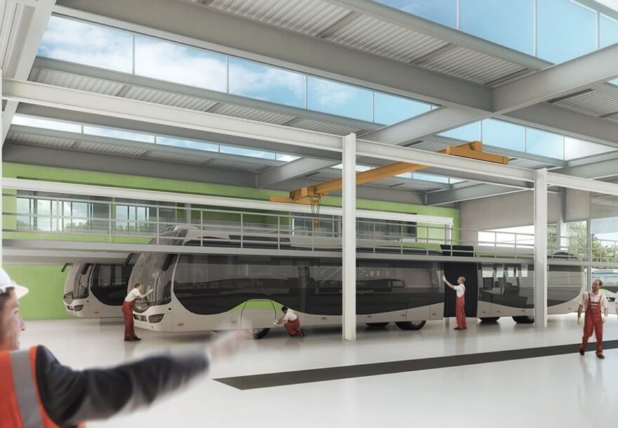 Dépot de bus électriques et GNV de l'Elsau - OTE Ingénierie